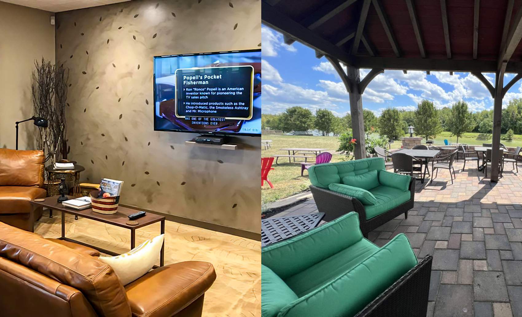 VIP Lounge & Covered Patio - Premier Shooting & Training Center